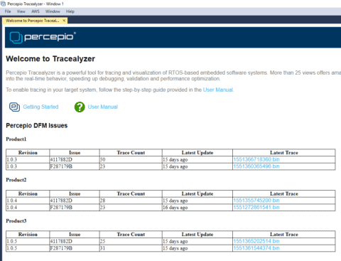 Getting Started with the Device Firmware Monitor (DFM) - Percepio