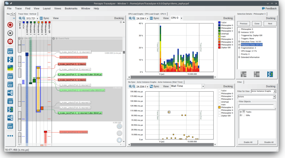 Percepio Tracealyzer - Percepio